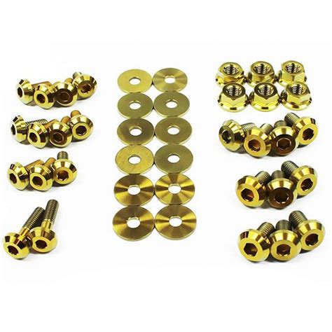 Dress Up Bolts Infiniti Q50 Q60 2014 2015 Titanium Engine Cover Kit