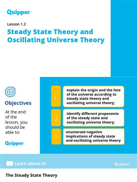 Earth Science Shs 1 2 Steady State Theory And Oscillating Universe
