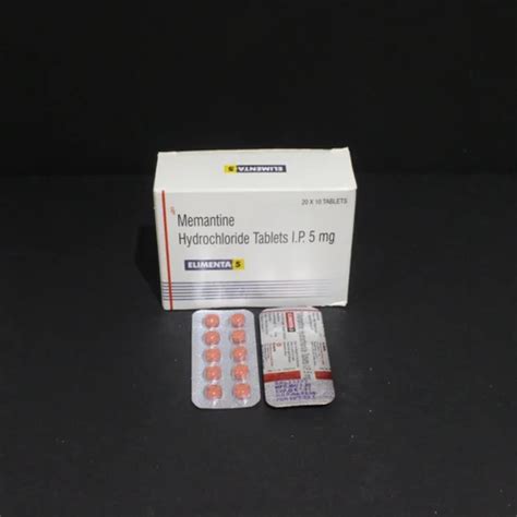 Memantine Hcl 5 Mg Packaging Size 20 10 Tablets At ₹ 95 Stripe In Kalol