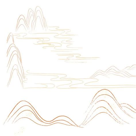 线条山 源文件下载【酷图网】国潮 国潮插画 插画元素 插画素材 插画装饰 中国风 中国风元素 中国风素材 山川 山川元素 山川素材 山脉 山脉元素 山脉素材 国画 风景元素 风景素材 国潮