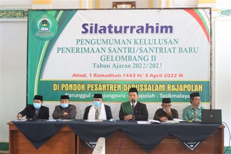 Pengumuman Hasil Sidang Psb Penerimaan Santri Baru Gelombang 2