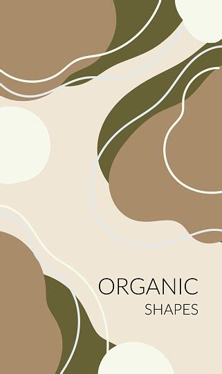 트렌디 한 현대 스타일의 유기 모양의 구성 추상 포스터 텍스트에 대 한 배치 부드러운 선 반점 모양 커버 엽서 벽을 장식하는 데