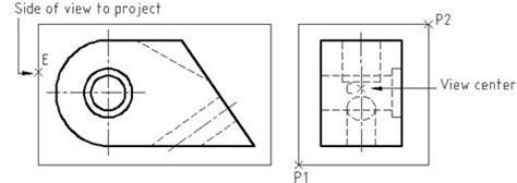 Solview Command In Autocad Create The Projections From 3d Solid Model