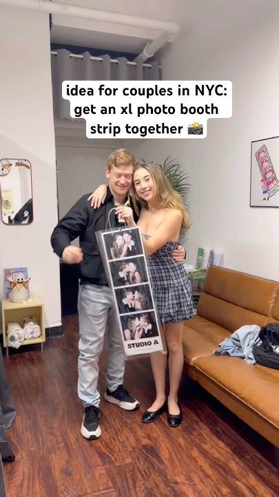 Idea For Couples In Nyc Get An Xl Photo Booth Strip Together 📸 Shorts