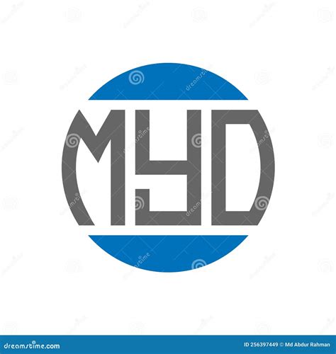 Myo Letter Logo Design On White Background Myo Creative Initials