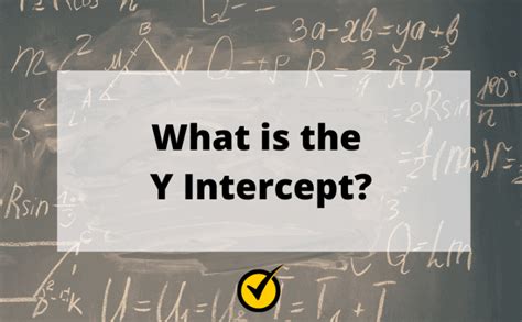 What Is The Y Intercept