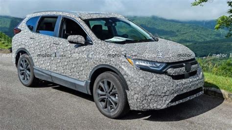 2020 Honda Cr V Spotted Gets Revised Styling Car Blog India