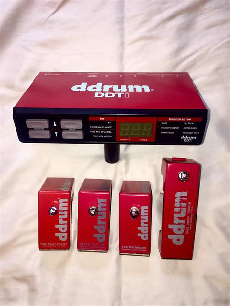 Ddrum Ddti Drum Trigger Interface W 4 Triggers And Mount Reverb