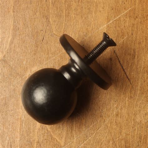 Black Rustic Cast Iron Cabinet Knobs Antique Style ~ Drawer Cupboard Door Pull Handles Kitchen