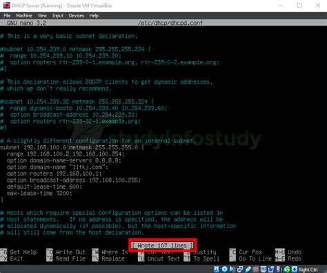 KONFIGURASI DHCP SERVER DEBIAN 10 DI VIRTUALBOX