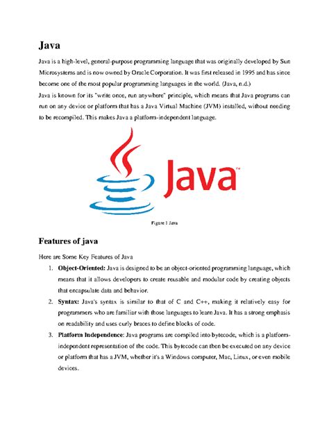 What Is Java Home Work Java Java Java Is A High Level General