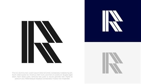Premium Vector Letter R Initial Modern Logo Design Vector