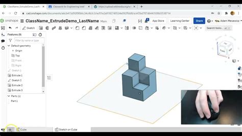 Onshape Demo 4 Extruding Youtube