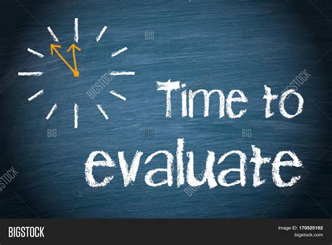 Time Evaluate Clock Image Photo Free Trial Bigstock