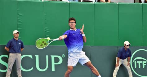 테니스 정현 8년 만의 데이비스컵서 패배…권순우는 우천 연기 종합