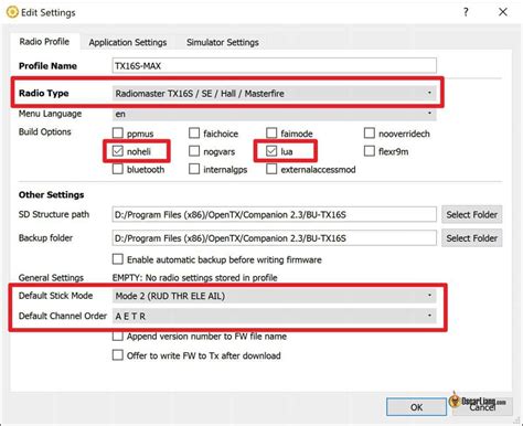 Tutorial How To Flash Opentx Firmware To Radio Transmitter Oscar Liang