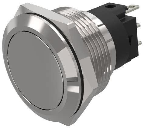 82 6151 2000 Eao 82 Series Maintained Push Button Switch Panel Mount Spdt Ip65 Ip67 Rs