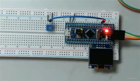 stm32单片机（七）adc模拟数字转换器 第二节：adc模数转换器练习1（ad单通道） 32单片机有没有ad转换器 csdn博客
