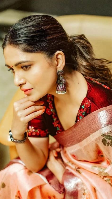 Times Vani Bhojan Stunned In Saree