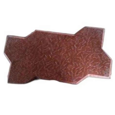 Cement Gray And Red Zig Zag Paver Block Thickness Mm At Rs Piece In Sonapur