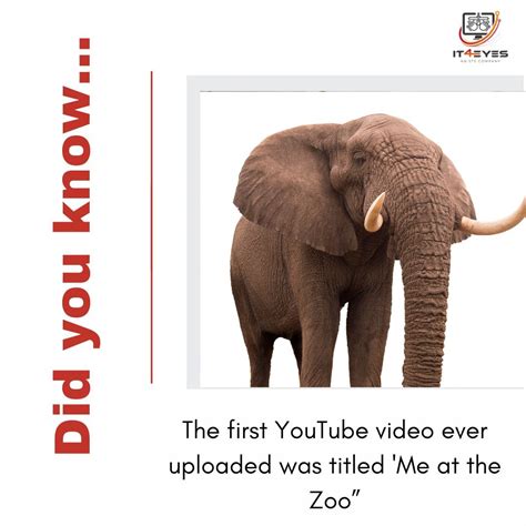 It4eyes On Linkedin Funfact Didyouknow Techtrivia Youtubehistory