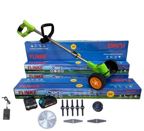 ᐉ Газонокосарка на колесах з 2 акумуляторами та насадками Gzs • Краща ціна в Києві Україні