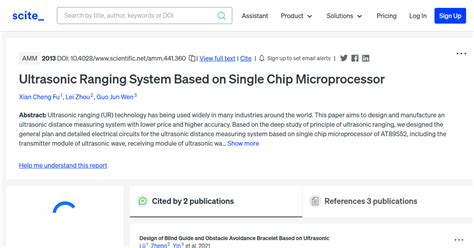 Ultrasonic Ranging System Based On Single Chip Microprocessor