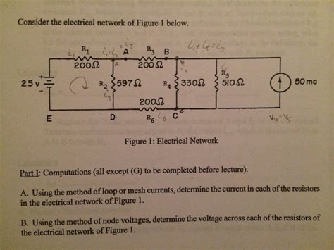 Solved A Using The Method Of Loop Or Mesh Currents