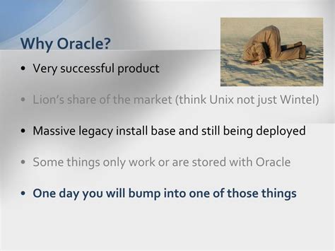Ppt Oracle For Sql Server Dbas Powerpoint Presentation Free Download