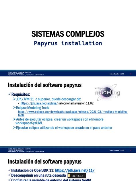 Cs 04 Papyrus Installation Pdf Edad De Información Ciencias De La