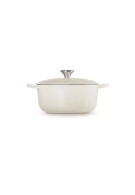 Buy Le Creuset Signature Cast Iron 20cm Round Casserole Meringue Online