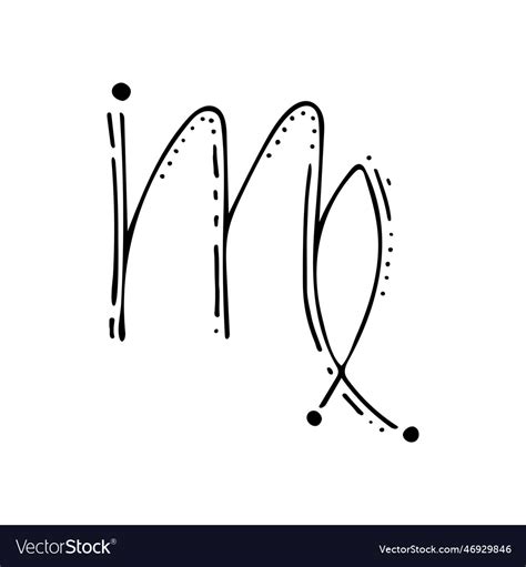 Virgo Symbol Art