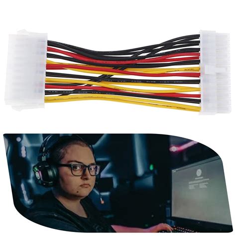 24 Pin Male To 24pin Female Power Supply Extension Vicedeal