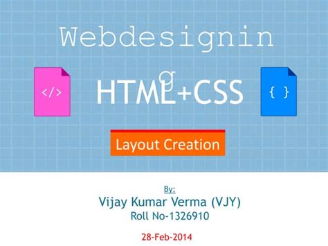 Htmlcss Web Layout Pptx