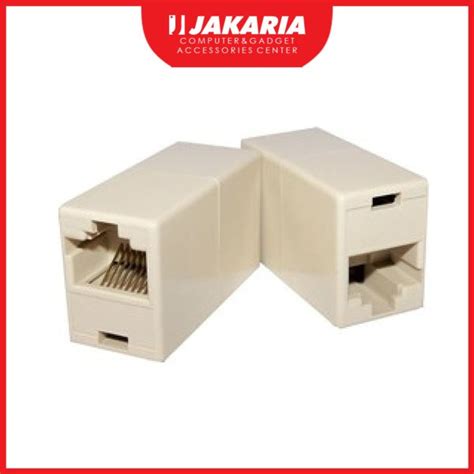 Jual Barel Rj45 Sambungan Kabel Lan Sambungan Konektor Rj45 Ke Rj45 Shopee Indonesia