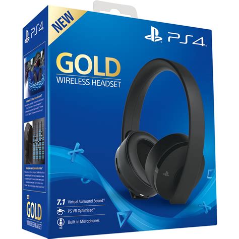 Sony Ps4 Wireless Headset Black Big W