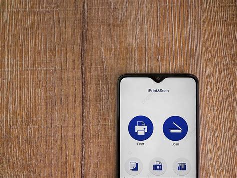 Fondo Pantalla De Inicio De La Aplicación Brother Iprintscan Con El Logotipo Mostrado Foto E