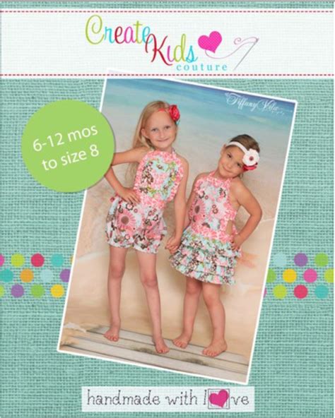 Zoes Ruffled Sunsuit Pdf Pattern Sizes 612 Months To Girls 8 Etsy