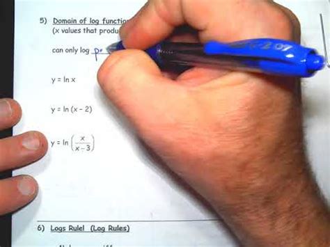 AP Calculus Lesson Logarithms YouTube