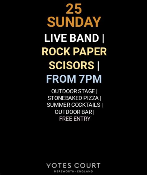 Live Band Rock Paper Scisors High Street Liverpool 25 August 2024