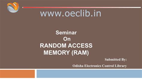 random access memory ppt pptx