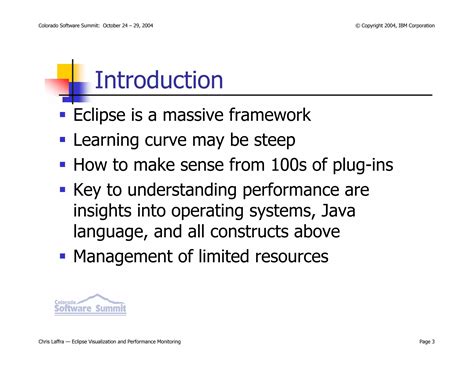 Eclipse Visualization And Performance Monitoring Ppt