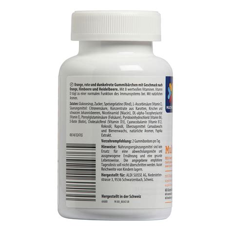 Multinorm Multivitamin Gummies Erwachsene Aldi Now