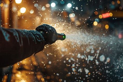 Champagne Spraying In Victor Ar Generative Ai Premium Ai Generated Image