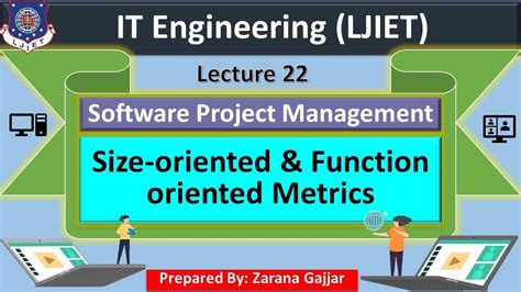 Lec22size Oriented And Function Oriented Metrics Software Project