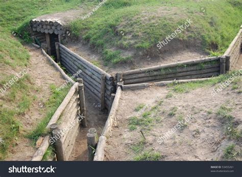 Trenches Of Ww2realmuseum Of Battle For Kiev In 1943 Ukraine Novie Petrovtsi Near Kiev