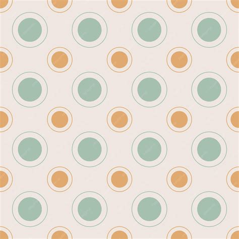 Premium Vector Seamless Pattern Circle Geometric Shape Design Of Abstract Texture Background