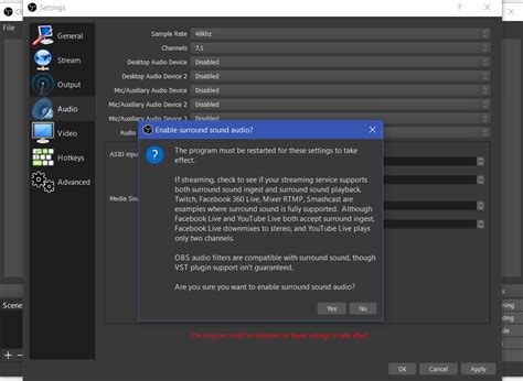 Surround Sound Guide OBS