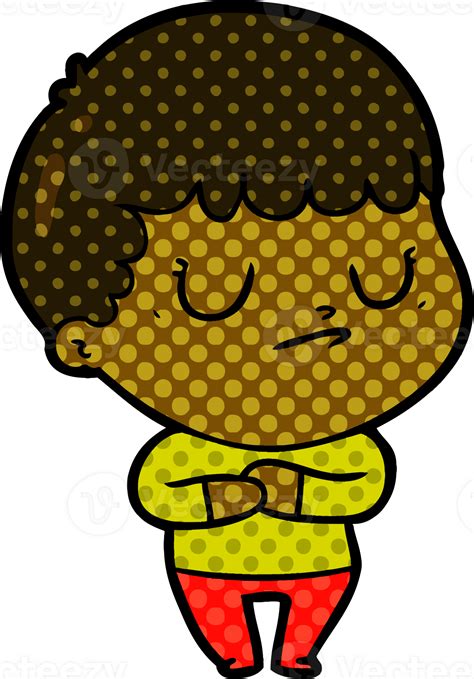 Cartoon Grumpy Boy 45171362 Png