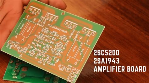 2sc5200 2sa1943 Amplifier Circuit Board Buy Pcb In Low Cost Youtube